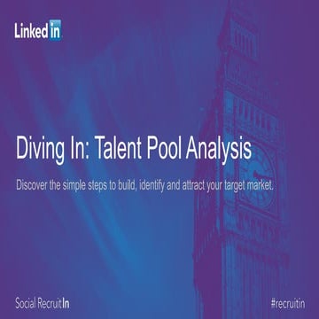 Diving In- Talent Pool Analysis | PPT