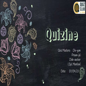 QC101: Quizine.pptx