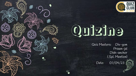 Fresher's Sci-Tech Quiz prelims | PPT