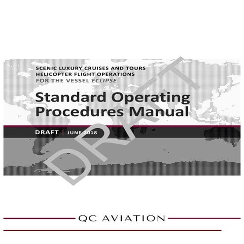 Standard Operating Procedures Manual | PDF