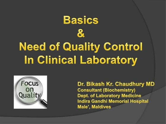 Troubleshooting Poor Eqa Qc Performance In The Laboratory Pdf