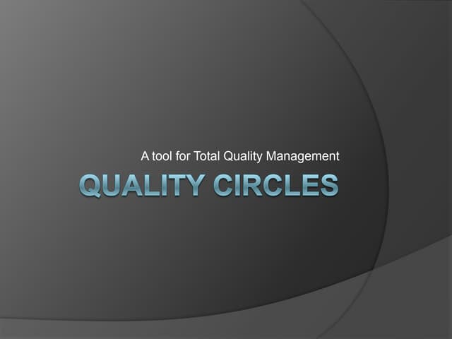 Qcc Quality Control Circle (Collaborative Problem Solving) | PDF ...