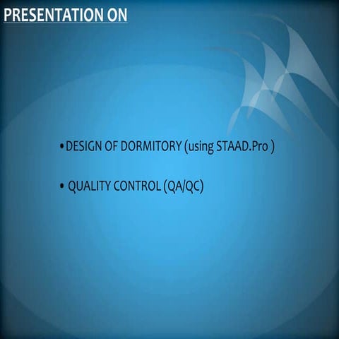 Qc & dormitory | PPT
