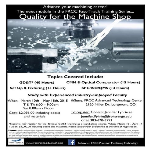 Quality Control Flyer | PDF | College Education | Education