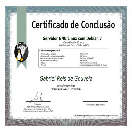 Certificado Linux | PPT