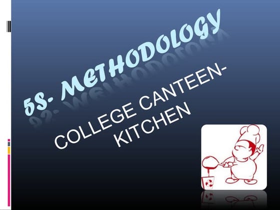 5s on college canteen kitchen | PPTX | Home Appliances | Home & Garden