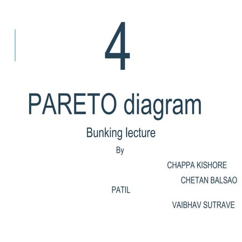 Qcl 14-v3 [pareto diagram]-[nitie]_[chappa kishore] | PPT