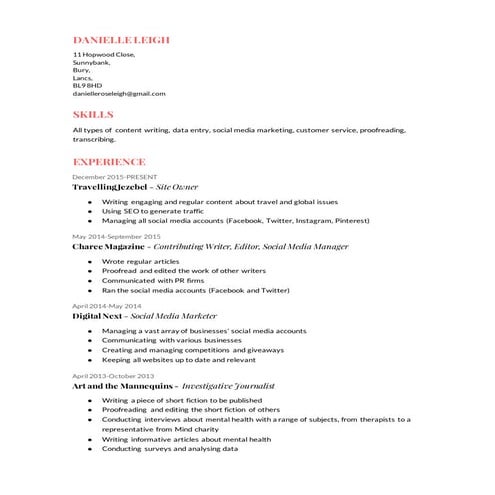 Resume | DOCX