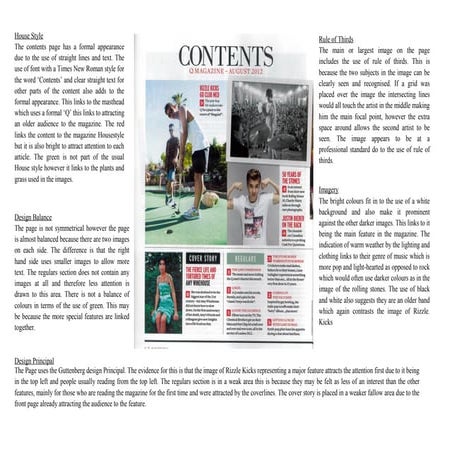 Contents page analysis | DOCX