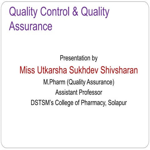 QCQA | PPTX