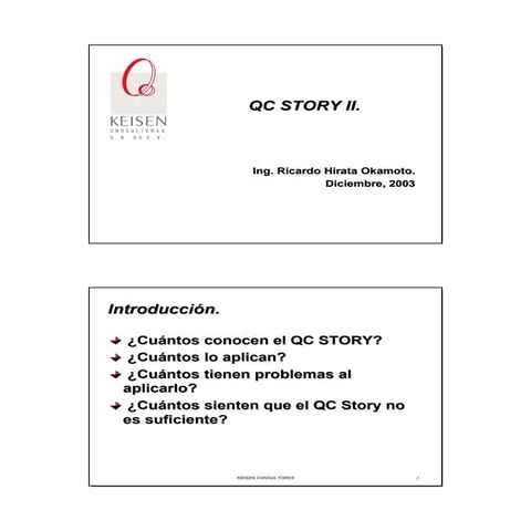 QC STORY 2 (2003) | PDF