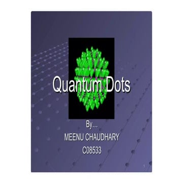 quantum dots (particle in a box) quantum well.pptx