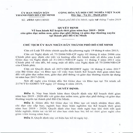 Qd 2833 ve kh nh-19-20 | PDF