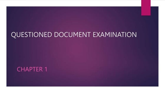 Forensic 4 Question Document Examination Pptx Cameras And Camcorders Consumer Electronics