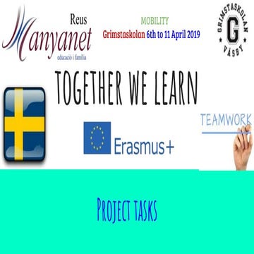 Together we learn project in sweden | PPTX