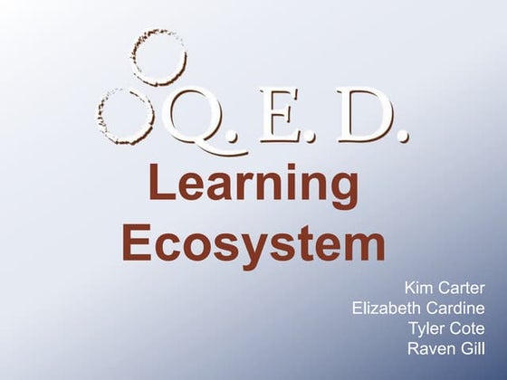 Qed map | PPT