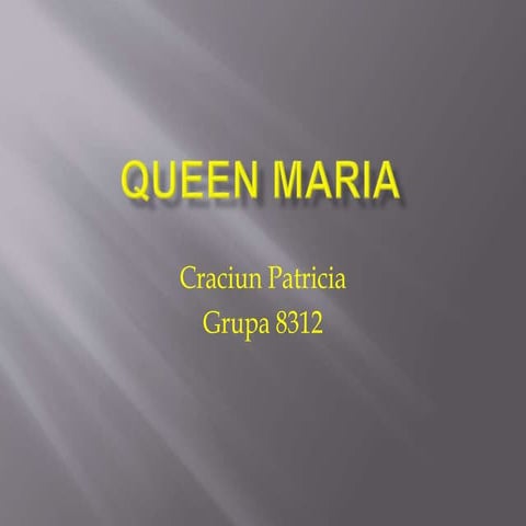 Queen Maria | PPT