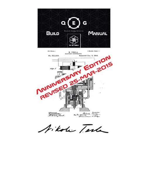 QEG - Quantum Energy Generator Free Energy Device Blueprints ...
