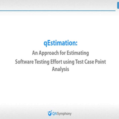 Test Estimation Using Test Case Point Analysis Method Ppt