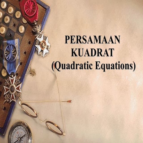 Quadratics | PPT