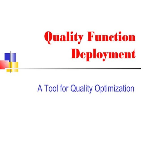 Applying Quality Function Deployment method for business architecture…