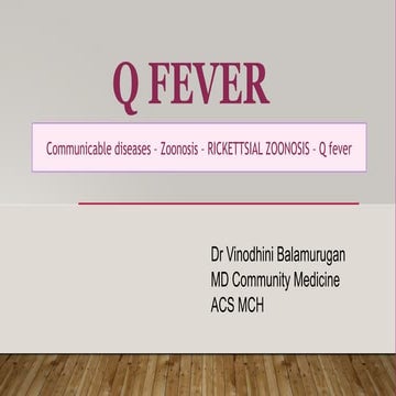 Q fever | PPT