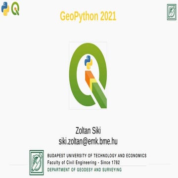Qgis and python | PPT