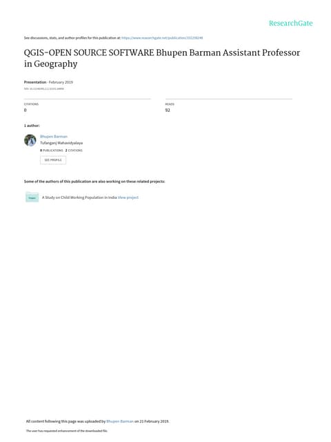 QGIS Training.pptx | Geography | Science