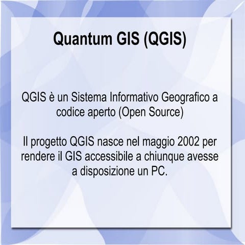 Qgis general | PPT