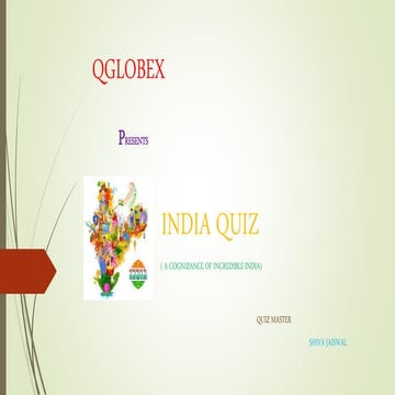 INDIA QUIZ | PPTX