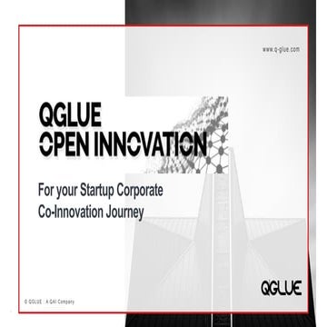 Qglue For Startup Corporate Co Innovation Journey Ppt 