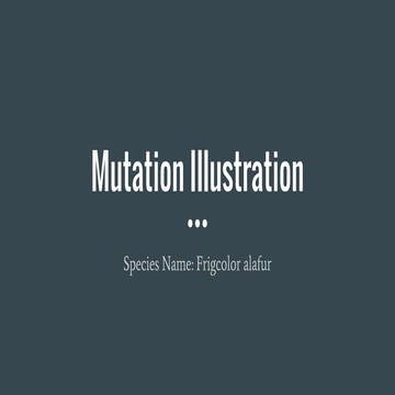 Mutation illustration | PPT