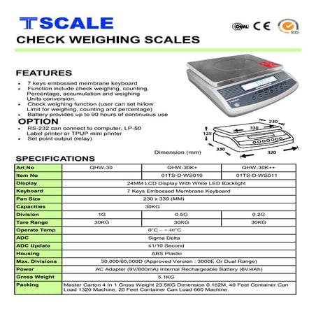 QHW-30K+, QHW-30K++ | PDF