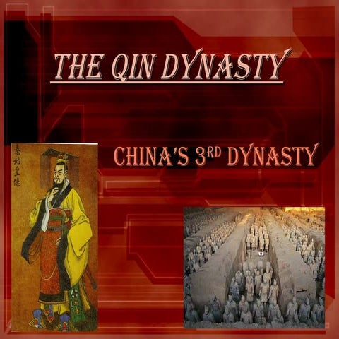 Qin Dynasty Ppt | PPT