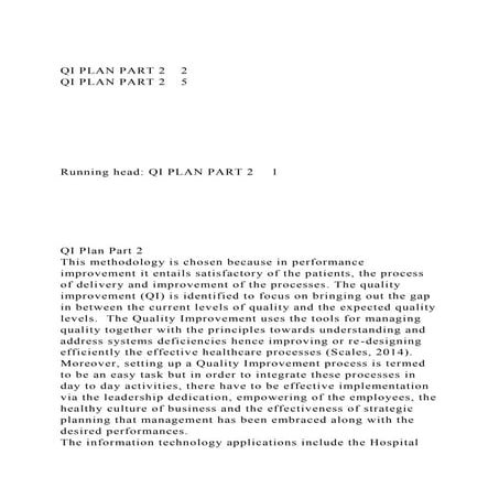 QI PLAN PART 22QI PLAN PART 25Running head QI.docx