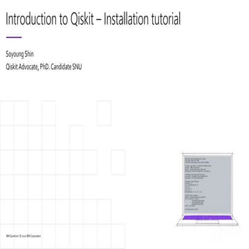 Qiskit installation guide | PPT