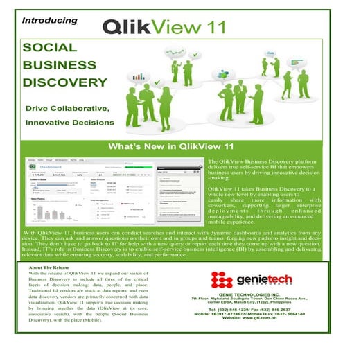 Qlikview Business Intelligence | PDF | Databases | Computer Software and Applications