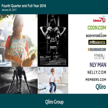 Qliro Group Q4 and year-end results 2016 | PPT