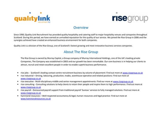 辅客思酒店服务介绍-online-LinkedIn1612 | PPT