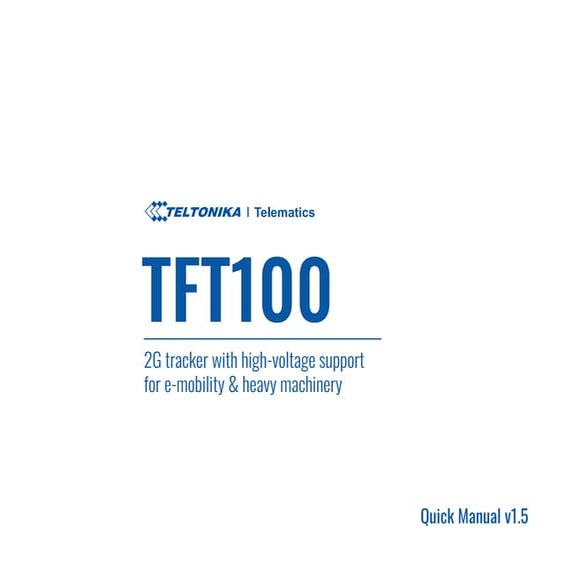 QM-TFT100-All the information is available here | PDF
