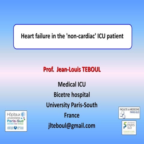 Heart failure in the 'non-cardiac' ICU patient | PPTX