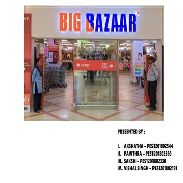 Big bazaar SCM by Salman Anjum | PPTX