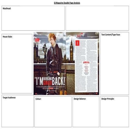 Q Magazine Double Page | DOCX