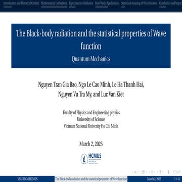 Quantum mechanics: Black body radiation and Wavefunction | PDF