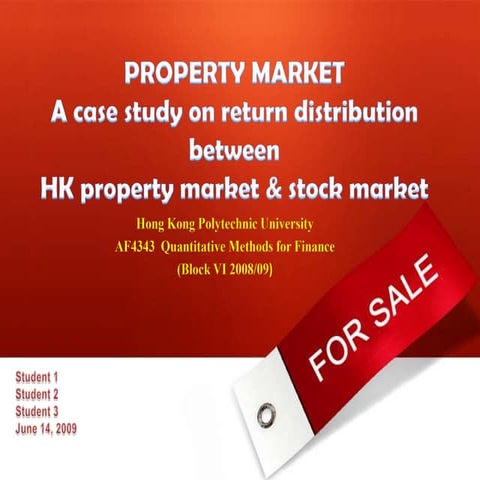QM Project presentation - HK Property Market Return | PPTX