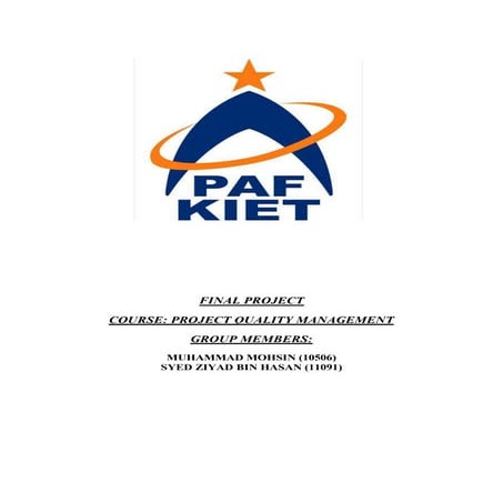 Project Quality Management Final Report.docx