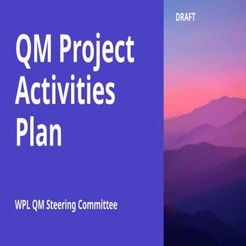 QM Project Activities Plan Draft (2).pptx