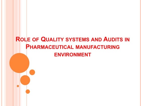 Quality Management Systems on SlideShare by Raj Kumar Mandal. | PDF ...