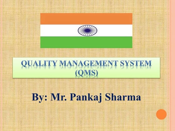 Quality management system ISO 9001 2015 Presentation | PPTX