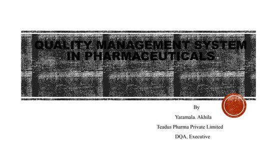 Good Automated Manufacturing Practices | PPT